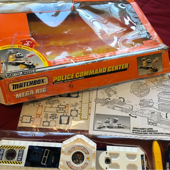 matchbox | Toys | 998 Matchbox Mega Rig Police Command Center ...